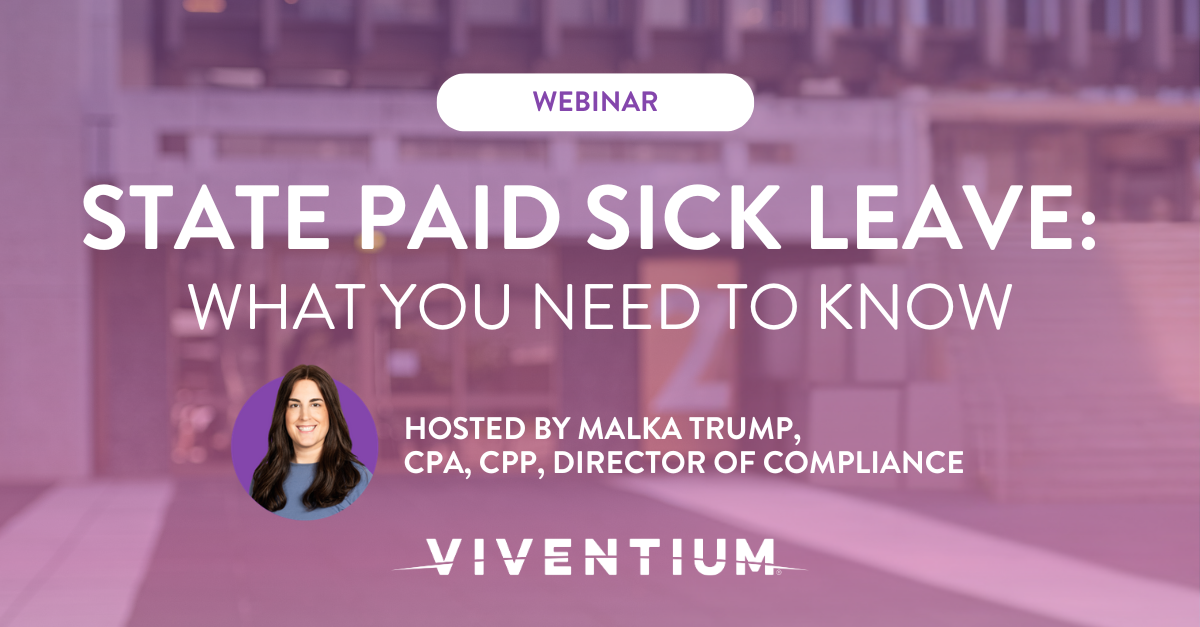 [Webinar] State Paid Sick Leave: What You Need to Know