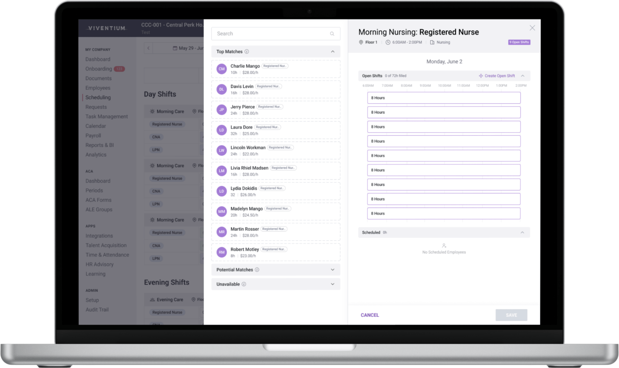 Learn More About Viventium Scheduling